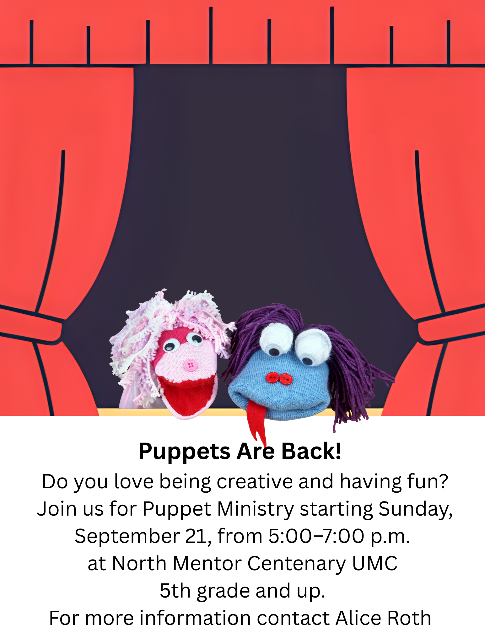 HIS Puppet Show - North Mentor Centenary United Methodist Church